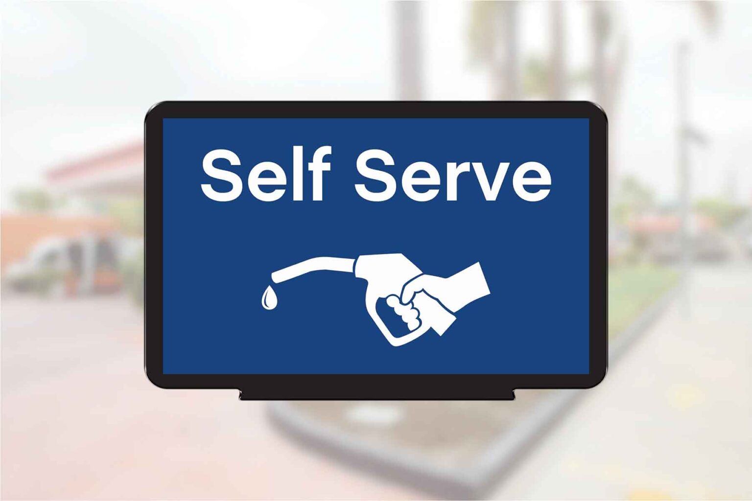 "Self Serve" - Pump Topper Insert