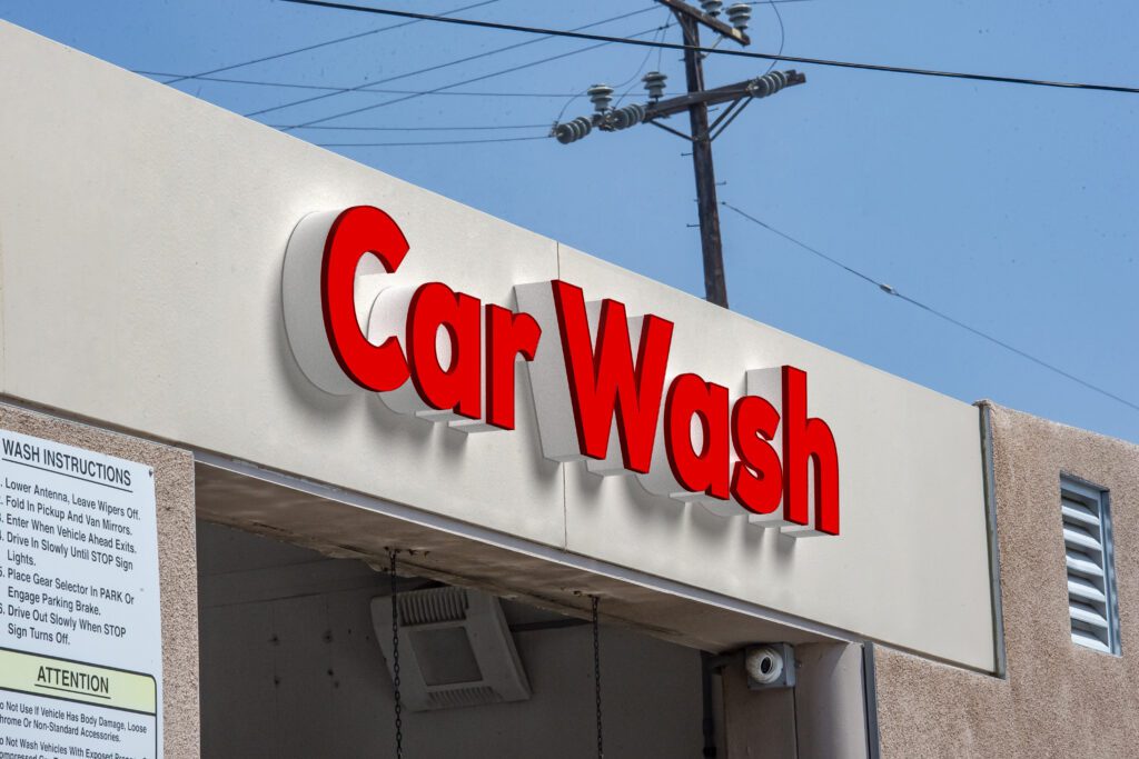 "Car Wash" Channel Letters