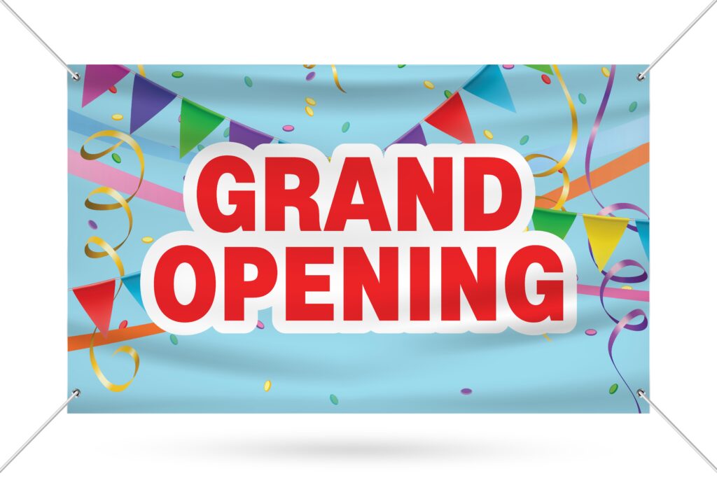 "Grand Opening" - Banner