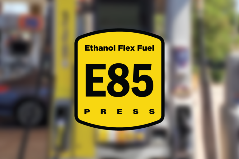 E85 Encore S Octane Rating Decal