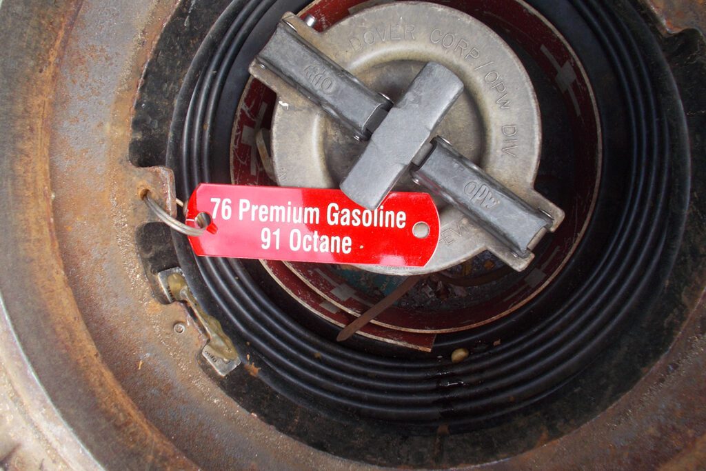 76 Premium Gasoline - 91 Octane - Tank Tag