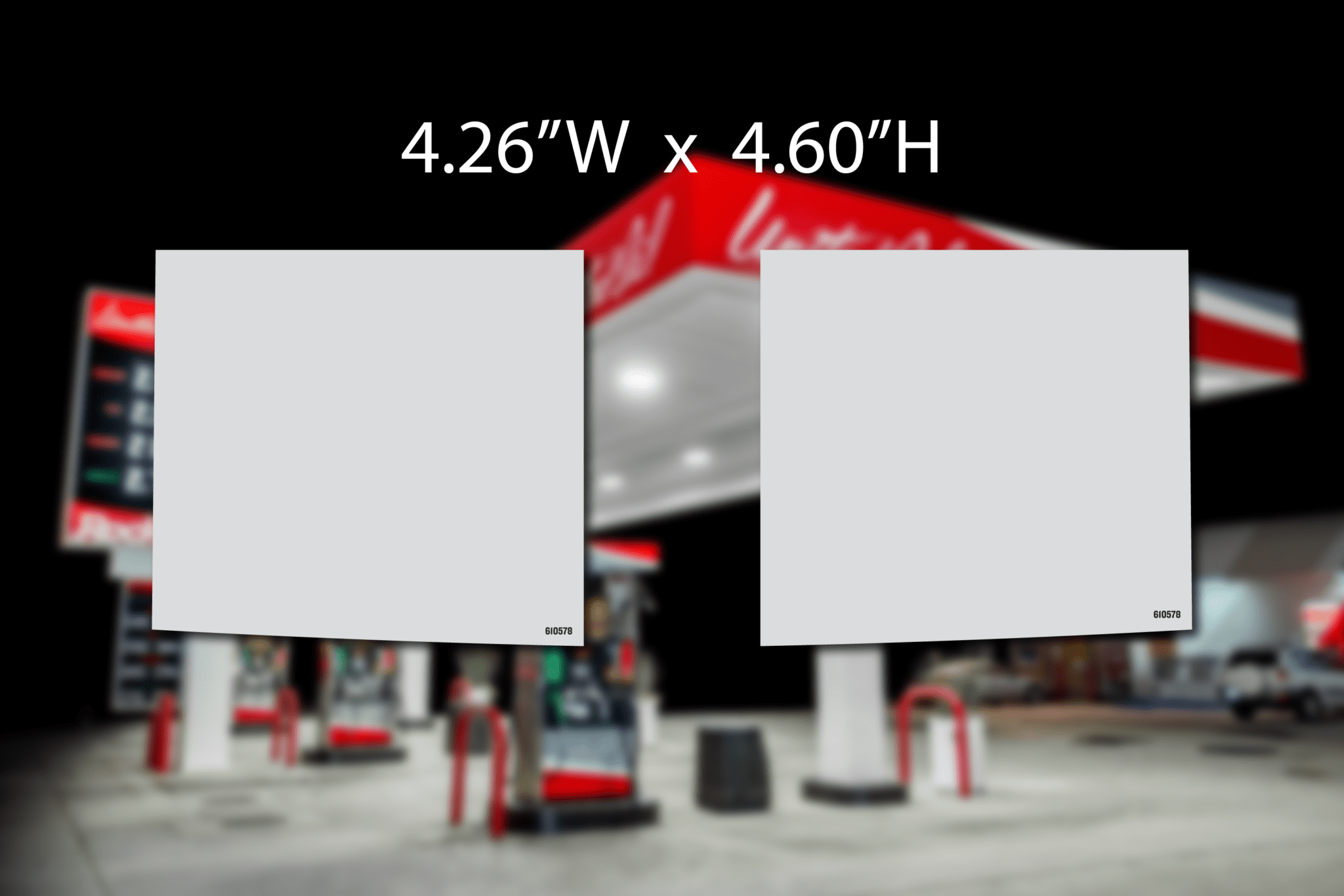 United Pacific - Blank Keypad Panel - Gilbarco Encore C - Set of 2