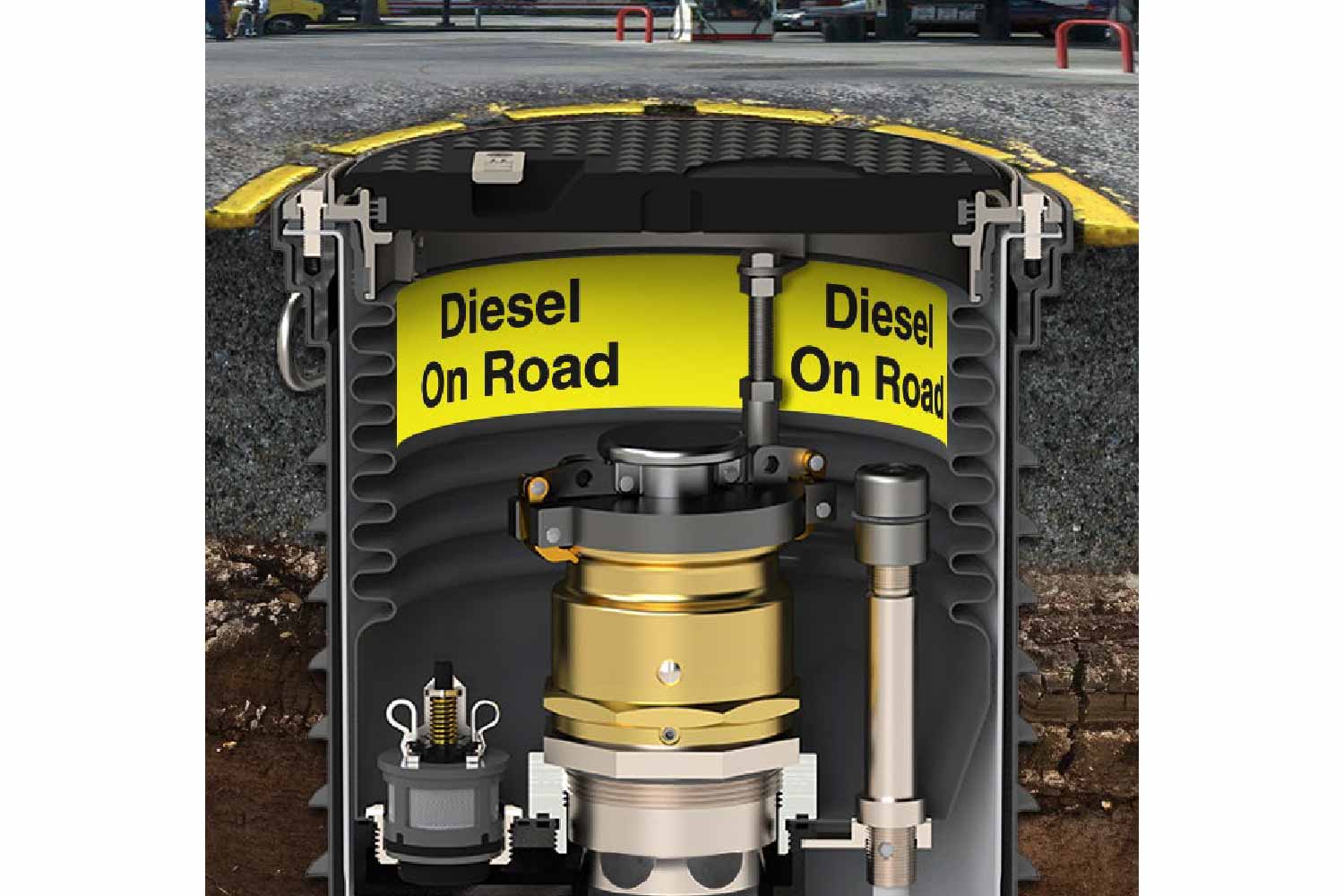 Unleaded Midgrade - Tank Collar - www.zoomnsupply.com