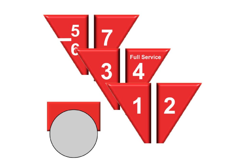 Mobil Tank Tags Set of 4 - California