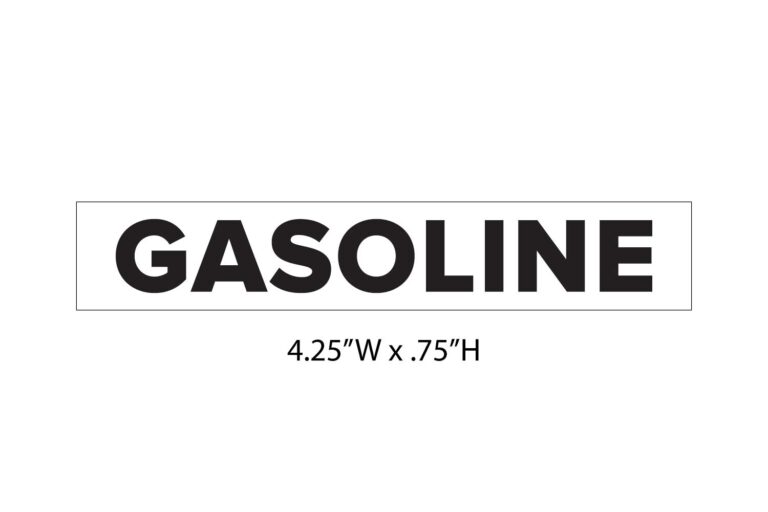 ExxonMobil - "Gasoline" Decal