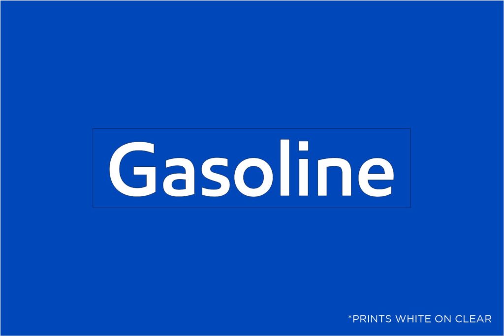 ExxonMobil - Gasoline - CA Regulatory Decal (Copy)